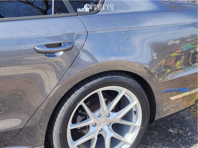 2018 Volkswagen Passat with 19x8.5 35 Aodhan Aff7 and 245/40R19 Nitto ...