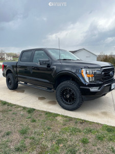 2021 Ford F-150 Wheel Offset Aggressive > 1" Outside Fender Leveling ...