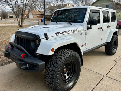 2016 Jeep Wrangler with 17x8 -12 Vision Soft 8 and 35/12.5R17 Nitto ...