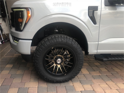 2023 Ford F-150 with 20x9 12 XF Offroad Xf-232 and 295/60R20 Nitto ...