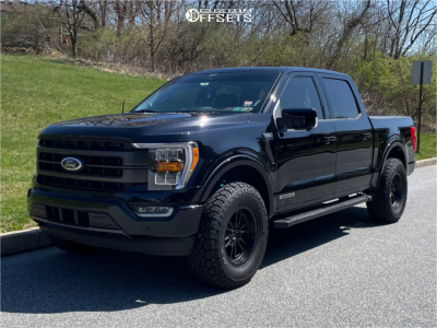 2021 Ford F-150 Wheel Offset Super Aggressive 3"-5" Leveling Kit ...