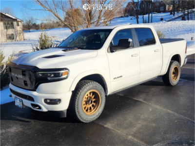 2022 Ram 1500 with 18x9 -12 Method Double Standard and 275/65R18 Falken ...