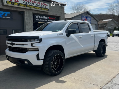 2021 Chevrolet Silverado 1500 with 22x12 -44 TIS 544bm and 33/12.5R22 ...