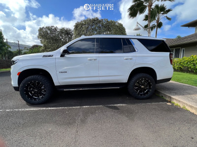 2022 Chevrolet Tahoe with 20x10 -24 Moto Metal Mo962 and 33/12.5R20 ...