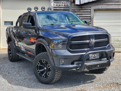 2017 Ram 1500 with 20x10 -24 Ballistic Spartan and 35/12.5R20 ...