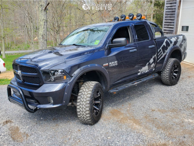 2017 Ram 1500 with 20x10 -24 Ballistic Spartan and 35/12.5R20 ...