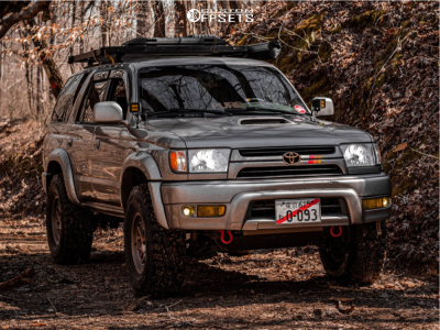 2002 Toyota 4Runner with 16x8 0 KMC KM717 and 285/75R16 Toyo Tires Open ...