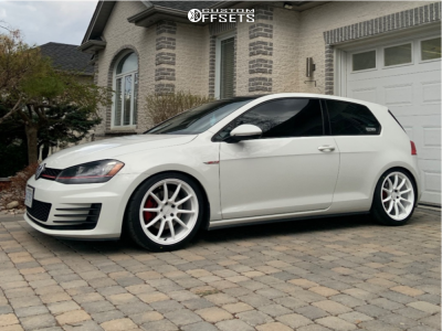 2016 Volkswagen GTI with 18x8.5 45 Superspeed Rf03rr and 225/40R18 ...