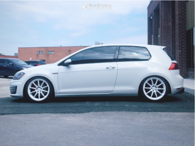 2016 Volkswagen GTI with 18x8.5 45 Superspeed Rf03rr and 225/40R18 ...