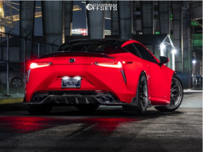 2021 Lexus LC500 with 22x10 15 Rohana RFG19 and 265/35R22 Michelin ...