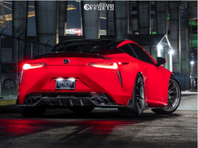 2021 Lexus LC500 with 22x10 15 Rohana RFG19 and 265/35R22 Michelin ...