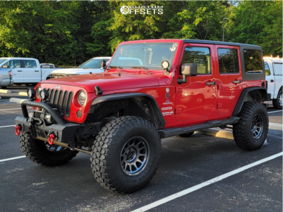 2012 Jeep Wrangler Wheel Offset Aggressive > 1" Outside Fender ...