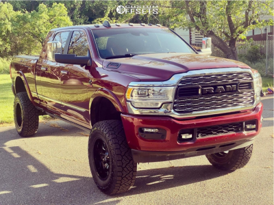 2019 Ram 3500 with 20x10 -18 Fuel Sledge and 37/12.5R20 Nitto Recon ...