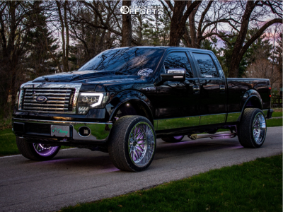 2013 Ford F-150 with 24x12 -44 Hardcore Offroad Hc19 and 305/35R24 ...