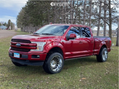 2018 Ford F-150 Wheel Offset Super Aggressive 3"-5" Leveling Kit ...