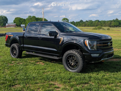 2021 Ford F-150 with 20x9 1 Fuel Clash and 295/60R20 Mickey Thompson ...