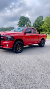 2014 Ram 1500 Wheel Offset Aggressive > 1" Outside Fender Leveling Kit ...