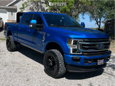 2021 Ford F-250 Super Duty Wheel Offset Aggressive > 1" Outside Fender ...