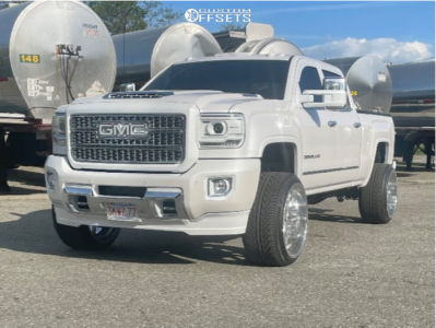 2018 GMC Sierra 2500 HD with 24x14 -73 American Force Ikon Ss and 305 ...