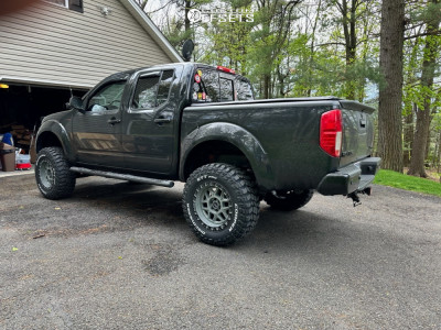 2019 Nissan Frontier with 18x9 12 Black Rhino Kelso and 285/65R18 ...