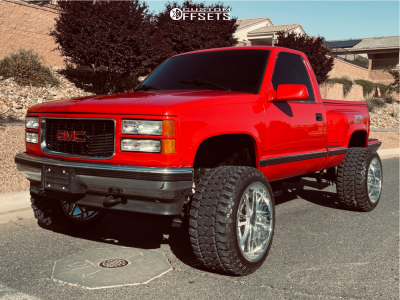 1998 GMC K1500 with 22x14 -76 KG1 Forged Veteran and 33/14.5R22 Fury ...