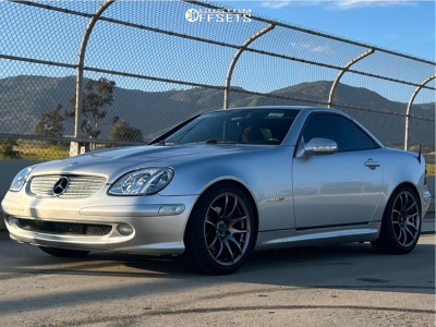 2001 Mercedes-Benz SLK230 with 17x8 35 Vors Tr4 and 225/45R17 Hankook ...