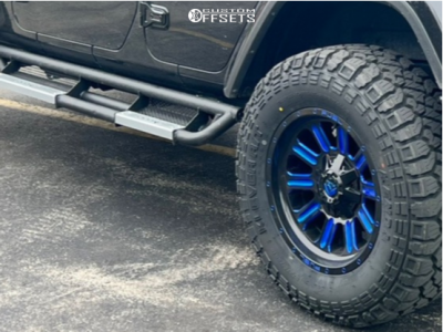 2018 Jeep Wrangler JL with 18x9 -12 Fuel Hardline and 275/70R18 Kenda ...