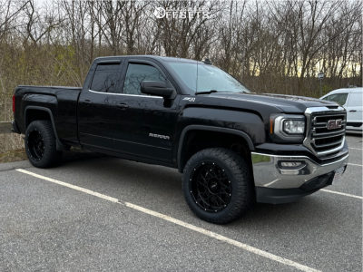 2018 GMC Sierra 1500 with 20x10 -25 Vision Rocker and 275/60R20 Nitto ...