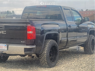 2018 GMC Sierra 1500 with 20x10 -25 Vision Rocker and 275/60R20 Nitto ...
