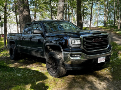 2018 GMC Sierra 1500 with 20x10 -25 Vision Rocker and 275/60R20 Nitto ...