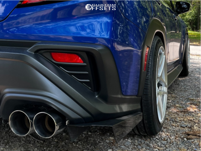 2022 Subaru WRX with 18x9.5 22 Kansei Astro and 245/40R18 Hankook ...