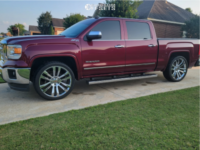 2014 GMC Sierra 1500 with 24x10 30 Factory Reproductions Fr72 and 305 ...