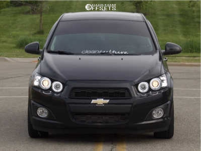 2013 Chevrolet Sonic with 17x8 35 Vors Tr4 and 235/35R17 Vercelli ...