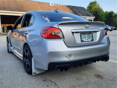 2018 Subaru WRX with 18x8.5 30 Fifteen52 Tarmac and 245/40R18 Nitto ...