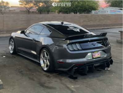 2021 Ford Mustang with 19x9 20 ESR Cr5 and 265/30R19 Haida Hd927 and ...