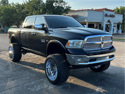 2016 Ram 1500 with 24x14 -72 Tuff T2a and 37/13.5R24 AMP Mud Terrain ...