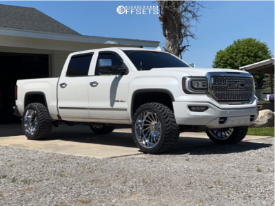 2016 GMC Sierra 1500 Wheel Offset Aggressive > 1" Outside Fender ...