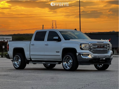 2017 GMC Sierra 1500 with 22x12 -44 Fuel Triton D609 and 305/40R22 AMP ...