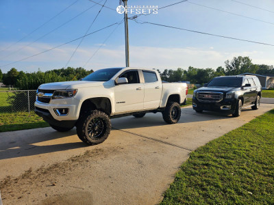 2016 Chevrolet Colorado Wheel Offset Aggressive > 1" Outside Fender ...
