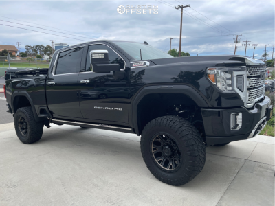 2022 GMC Sierra 2500 HD Wheel Offset Aggressive > 1" Outside Fender ...