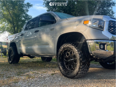 2021 Toyota Tundra with 20x10 -19 Hardrock Indestructible and 33/12 ...