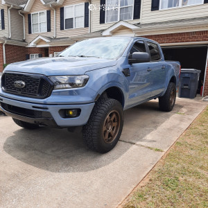 2023 Ford Ranger Wheel Offset Aggressive > 1" Outside Fender Leveling ...