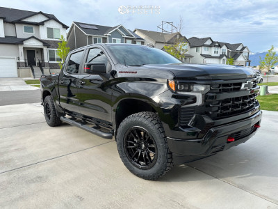 2022 Chevrolet Silverado 1500 with 20x9 1 Fuel Rebel 6 and 285/60R20 ...