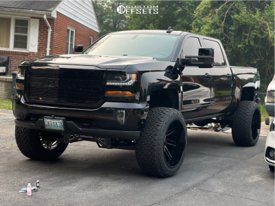 2018 Chevrolet Silverado 1500 Wheel Offset Super Aggressive 3"-5 ...