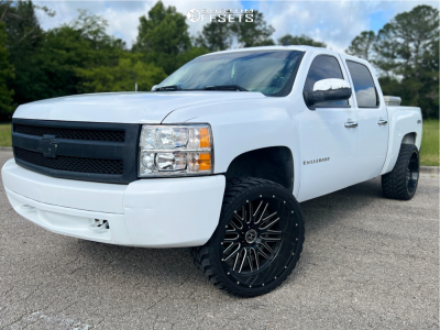 2007 Chevrolet Silverado 1500 with 24x12 -44 Hardcore Offroad Hc19 and ...