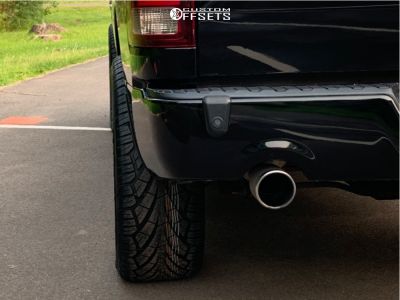 2014 Ram 1500 with 22x9.5 8 Vision Wedge and 305/45R22 General Grabber ...