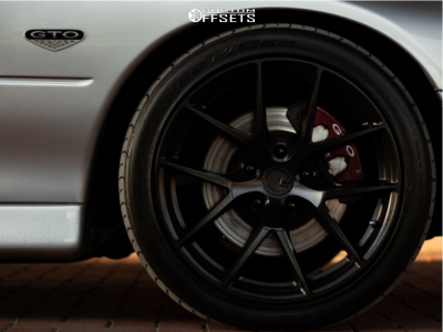 2006 Pontiac GTO with 18x8.5 35 Aodhan Aff7 and 245/40R18 Nitto Neo Gen ...