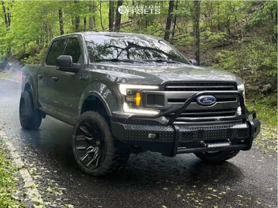 2018 Ford F-150 Wheel Offset Aggressive > 1" Outside Fender Level 2 ...