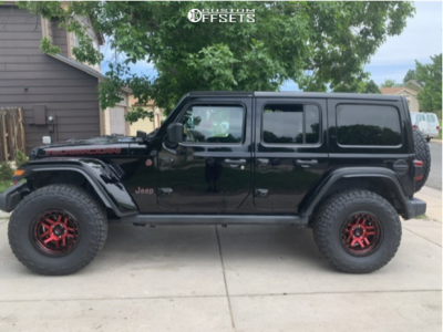 2019 Jeep Wrangler Wheel Offset Aggressive > 1" Outside Fender Stock ...