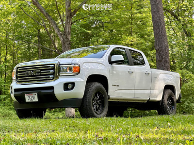 2018 GMC Canyon with 18x9 1 Fuel Clash and 275/65R18 Nitto Terra ...